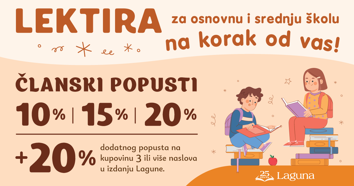Laguna - Bukmarker - Lektira za osnovnu i srednju školu na korak od vas! - Knjige o kojima se priča