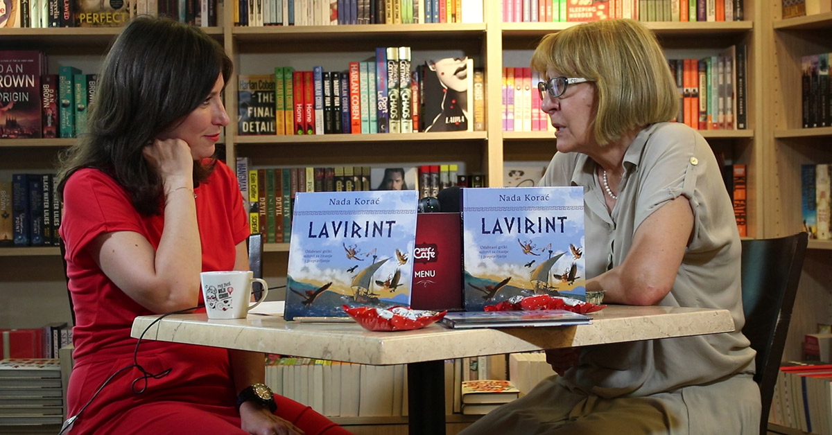 Laguna - Bukmarker - Na kafi sa autorom - Nada Korać [video] - Knjige o ...