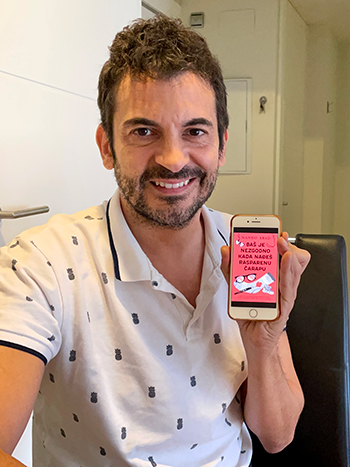 Laguna - Bukmarker - Nando Abad: Pisanje romana je razgovor sa samim ...