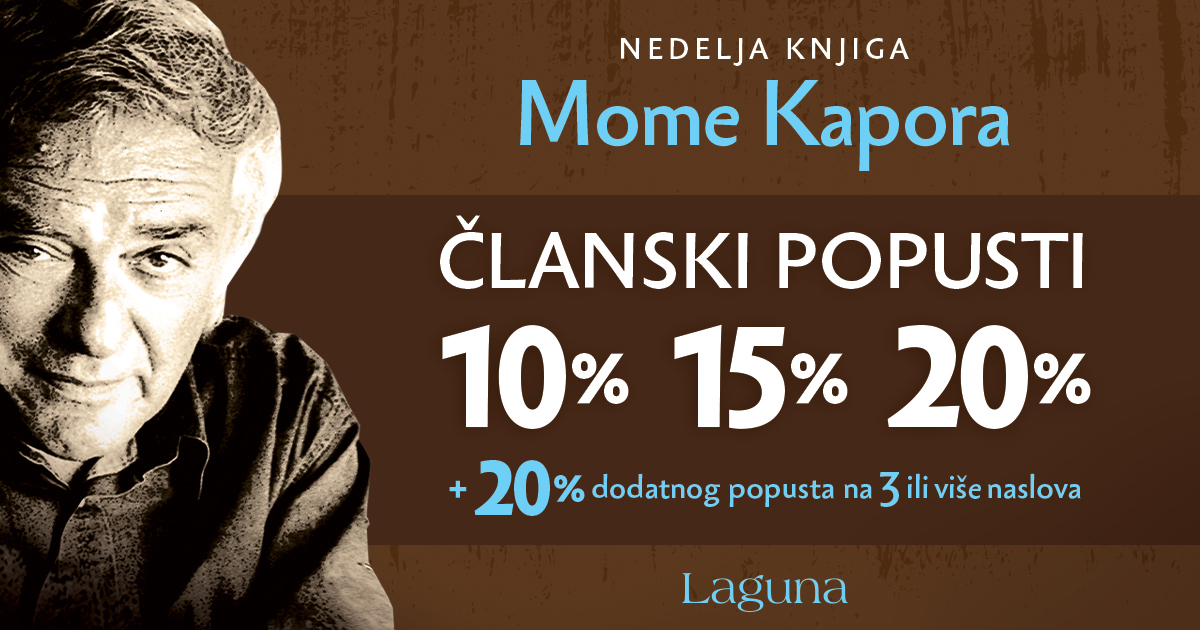 Laguna - Bukmarker - Nedelja knjiga Mome Kapora od 19. do 25. decembra ...